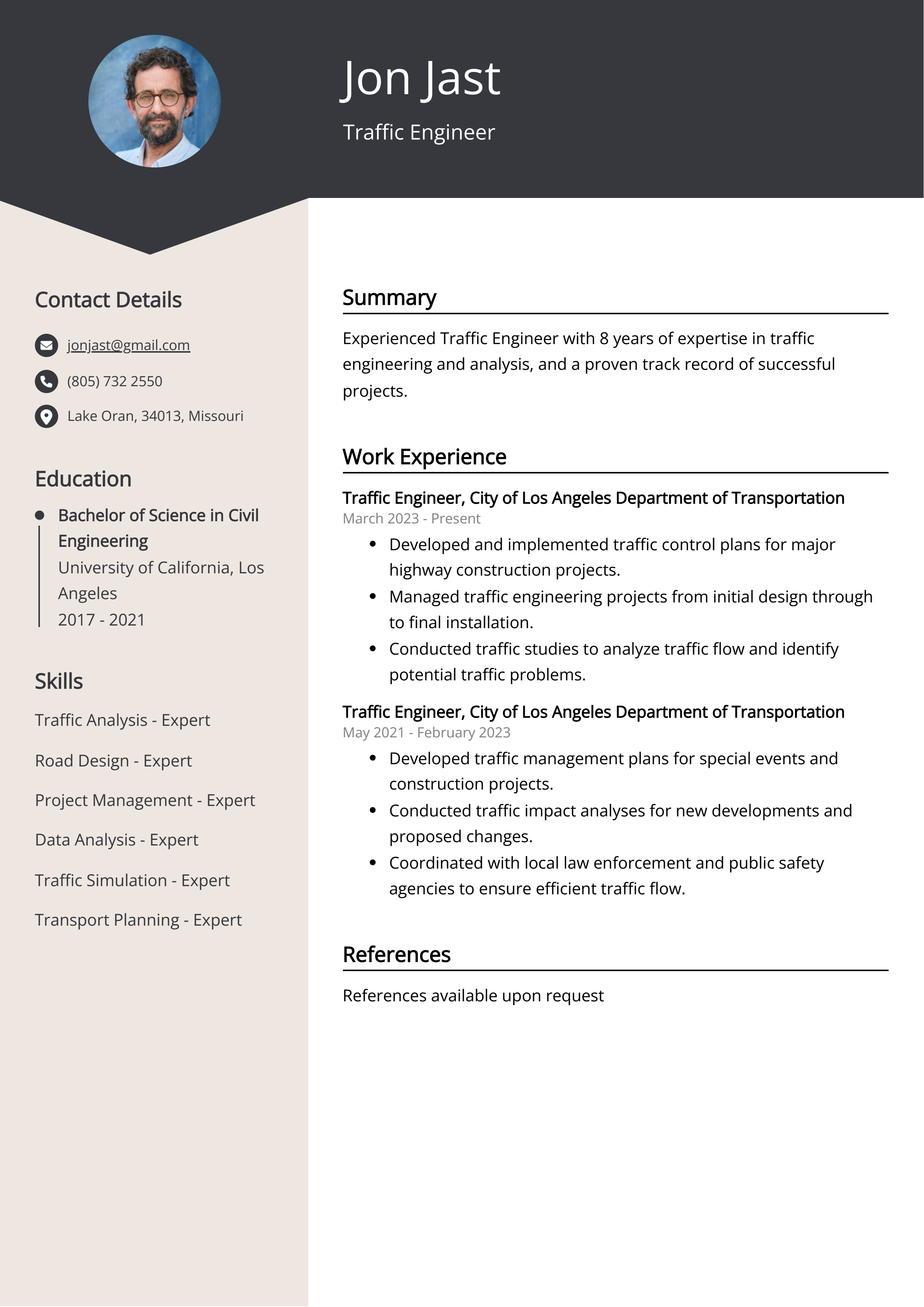 Traffic Engineer CV Examples Template 20 Tips traffic-engineer-cv-examples-template-20-tips