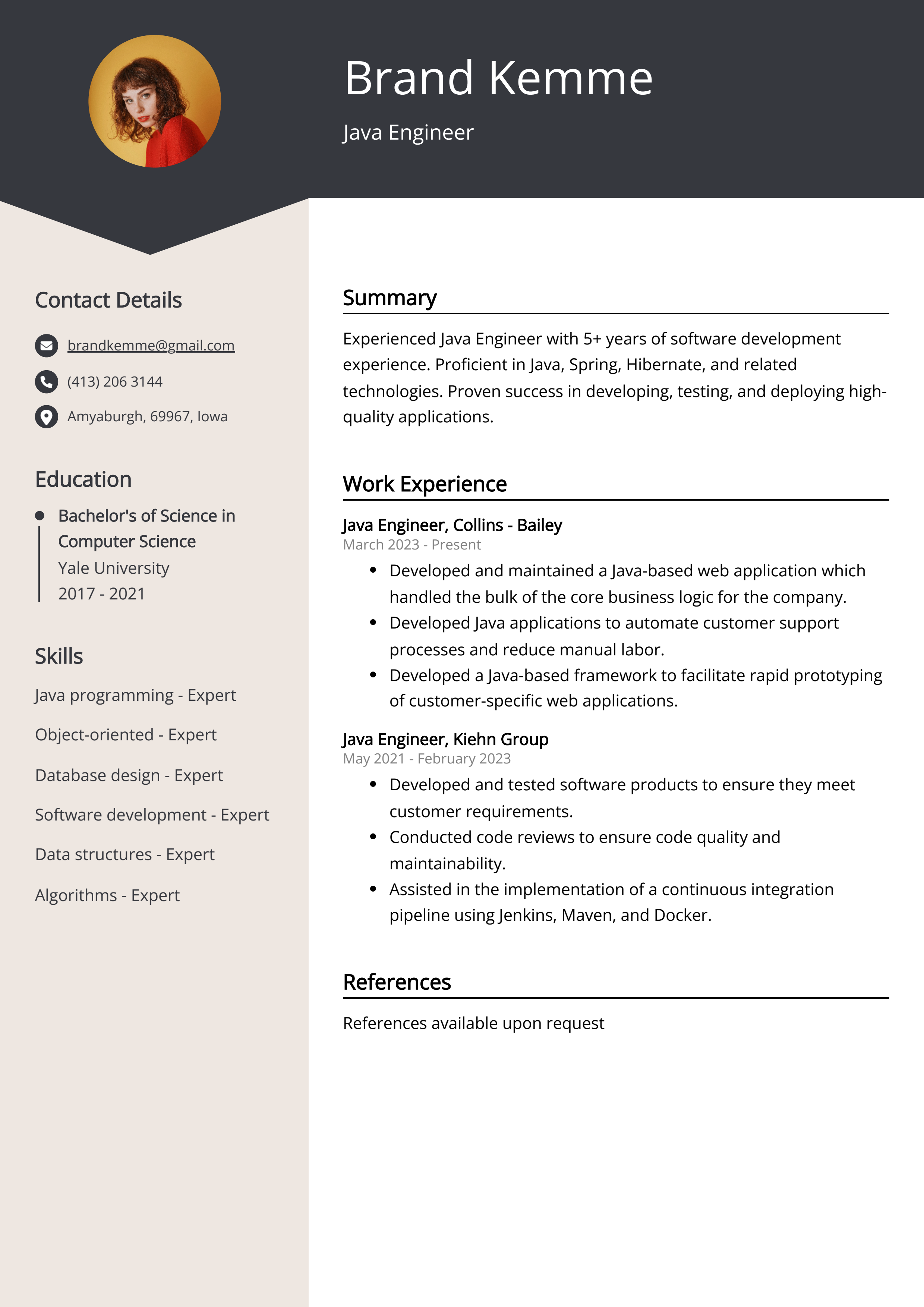 Java Engineer CV: Sample & Guide [Entry Level + Senior Jobs]