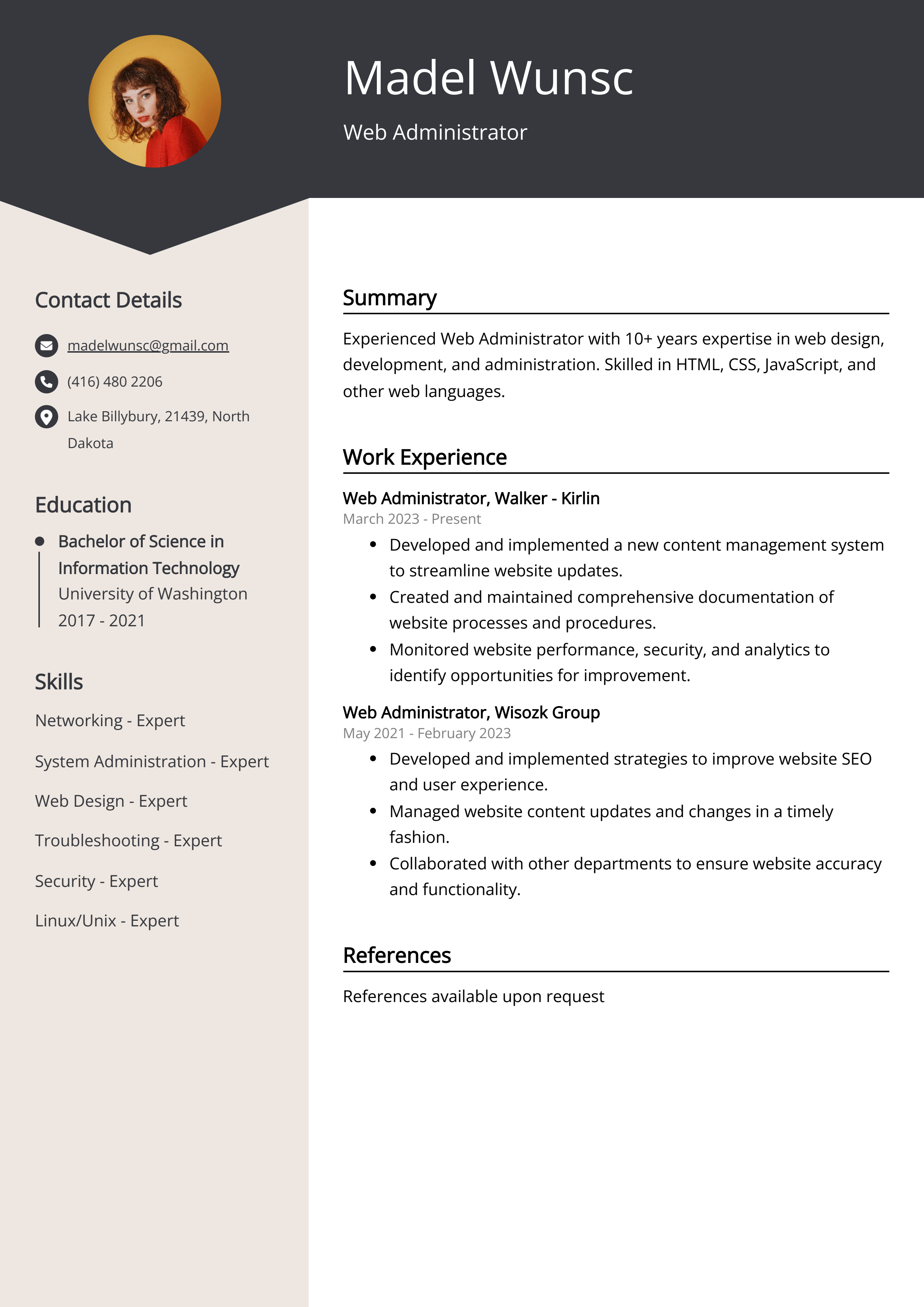 web-administrator-resume-example-free-guide
